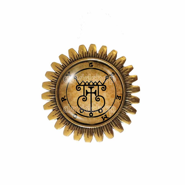 Seal Sigil Of Gremory Brooch Badge Pin Fashion Jewelry Lesser Key Of S ...